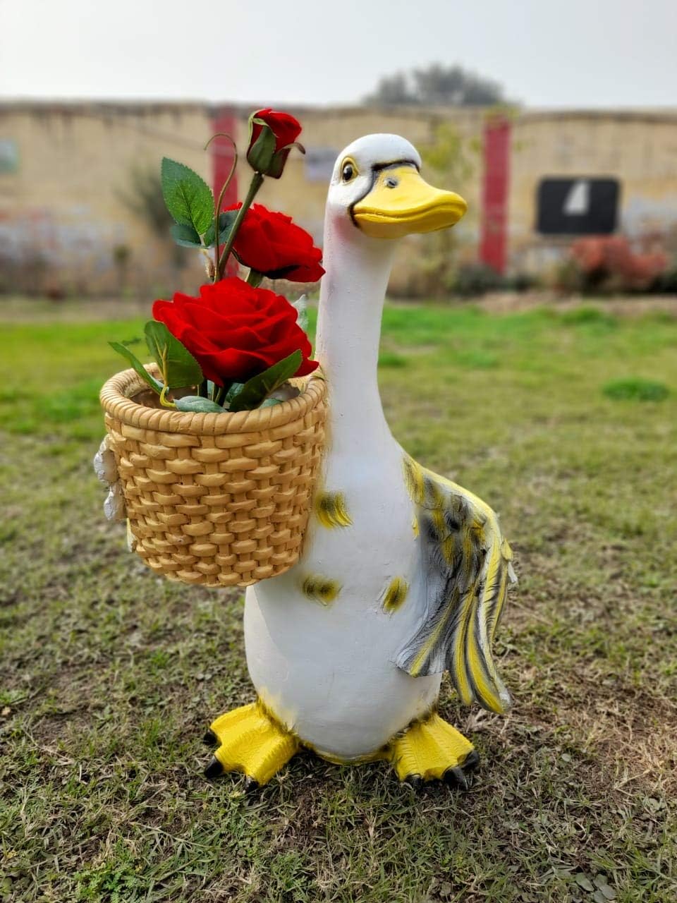 Bloom Bagicha Polyresin Ducks, Multicolour, Set of 4 : Amazon.in: Home ...