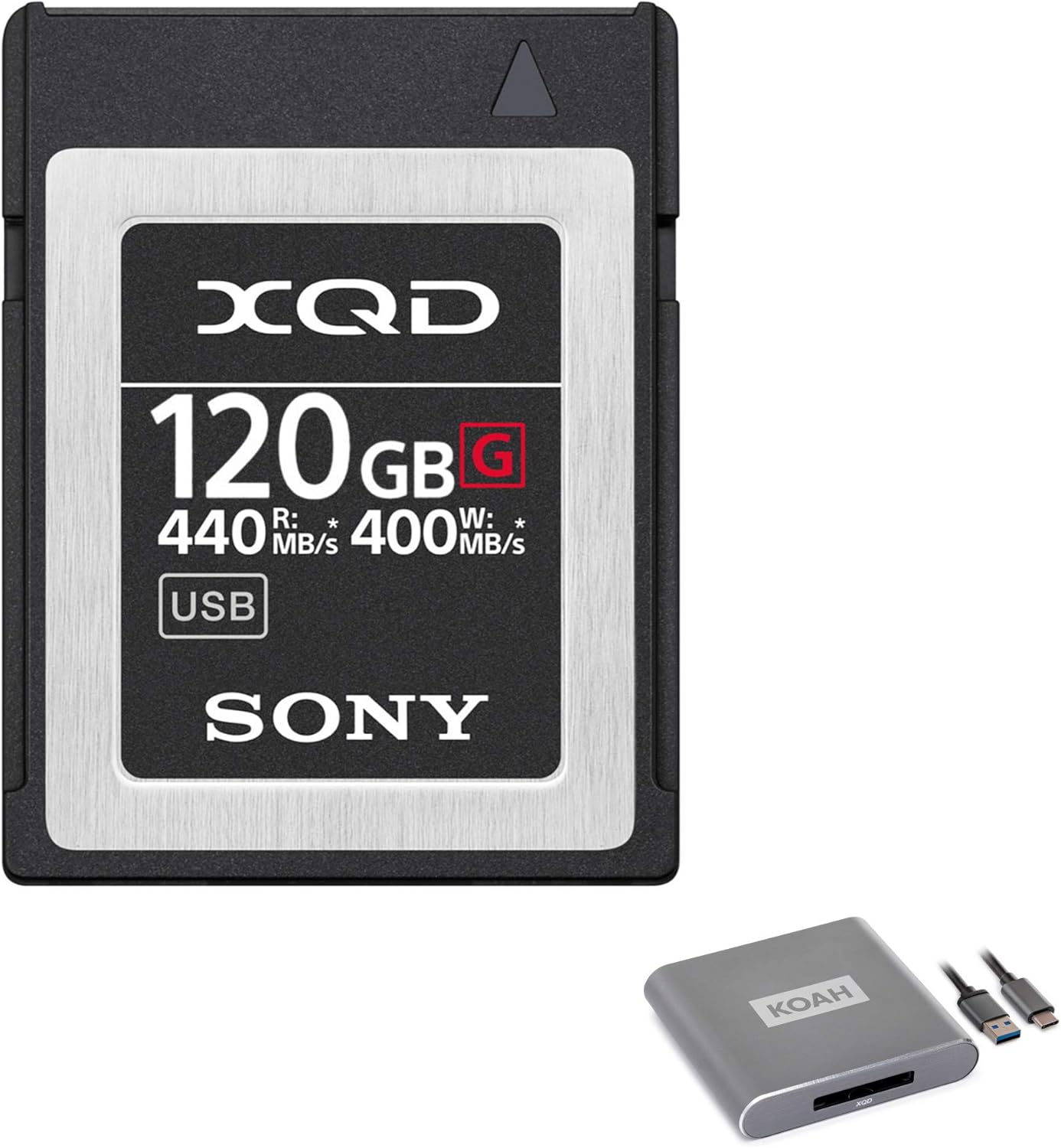 Amazon.com: Sony 120GB XQD G Series Memory Card Bundle with USB 3.1 ...