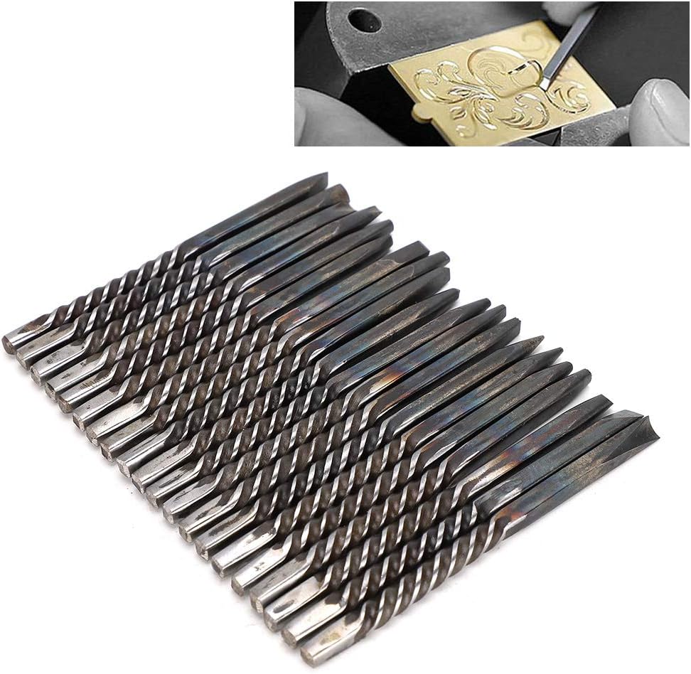 BERXOL 8 Pcs Tungsten Steel Chisel, Metal Engraving Tools, Chisel Set ...