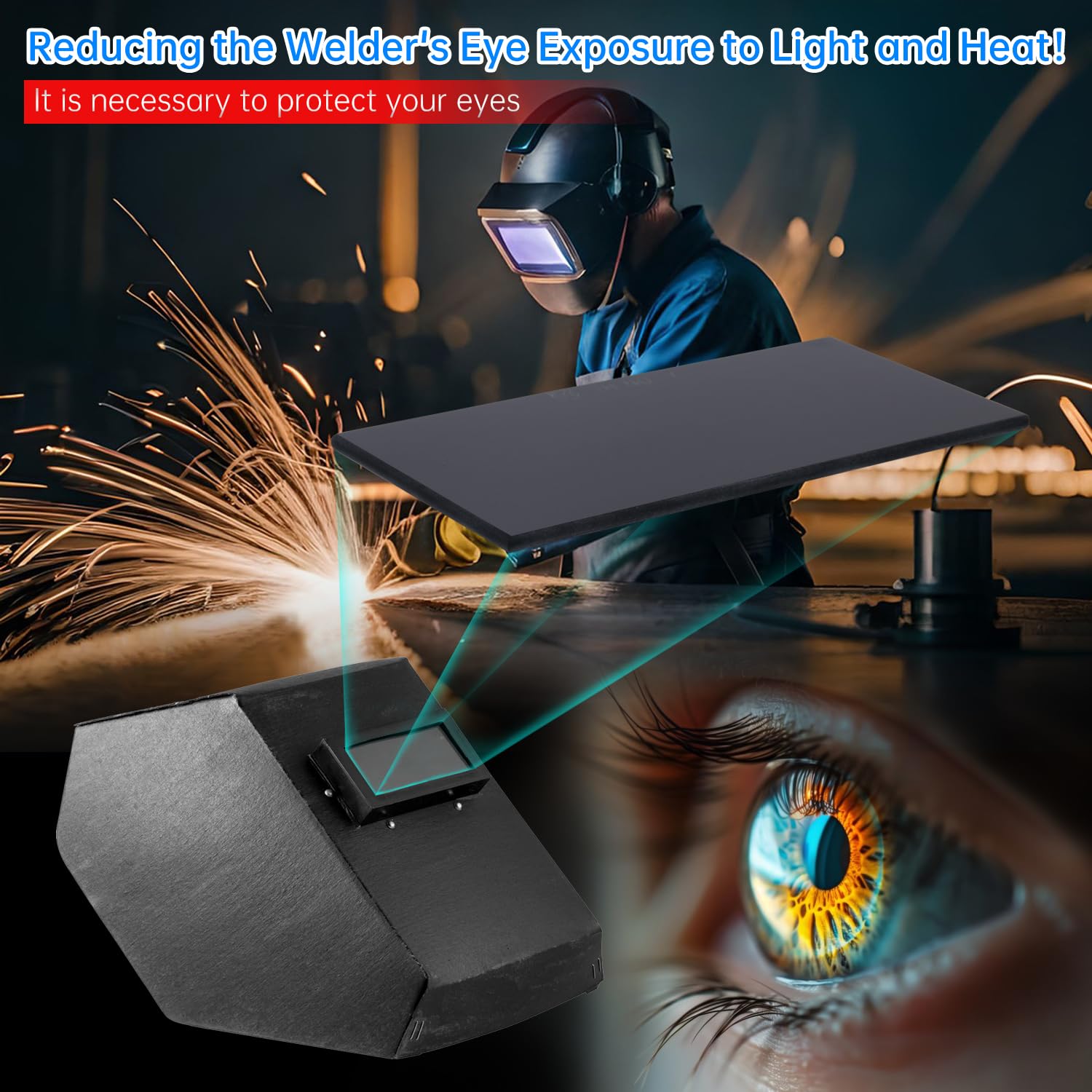 Snapklik.com : 4 Pack Shade 14 Welding Lens, 2" X 4.25" Welding Helmet ...