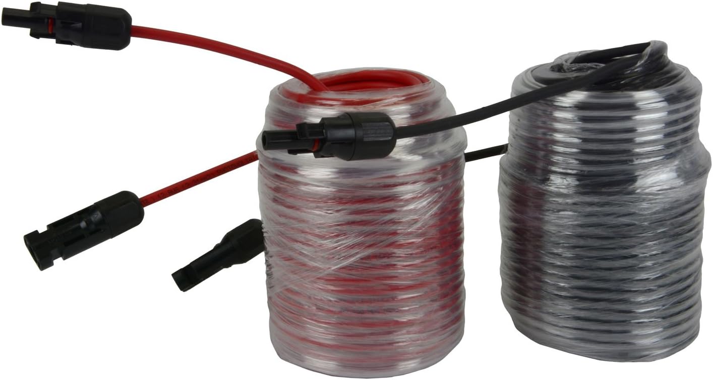 Amazon.com: WindyNation 12 Gauge 12 AWG Pair 50 Feet Black + 50 Feet ...