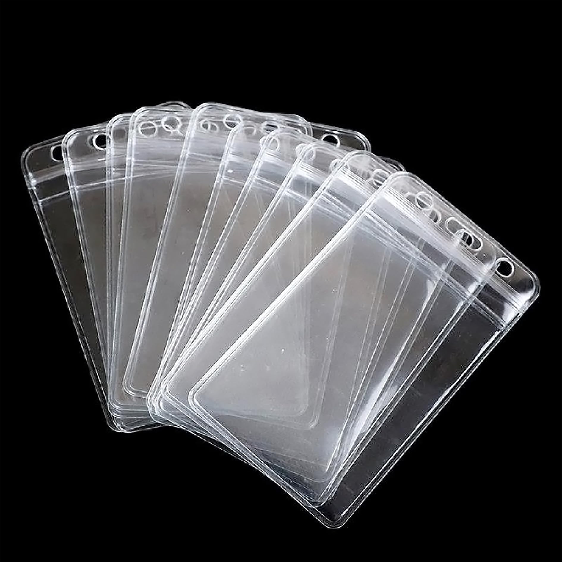 Clear Plastic Id Covers Transparent B4 Name Card Professional
