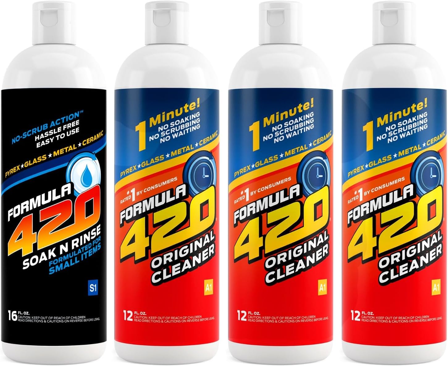 Amazon.com: Formula 420 Glass Metal Ceramic Pipe Cleaner, 12 Fl Oz ...