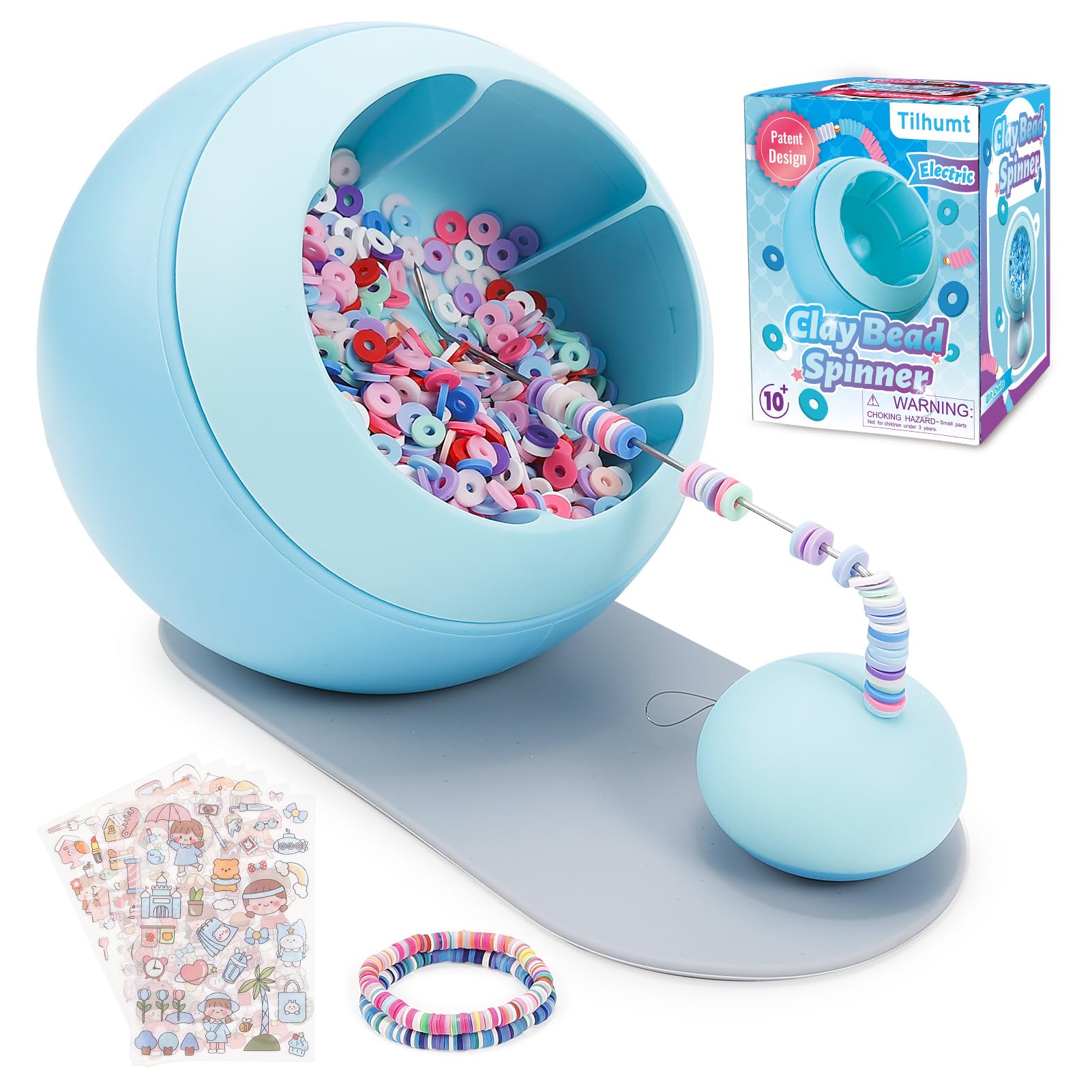Snapklik.com : Tilhumt Clay Bead Spinner, Electric Highly Efficient ...