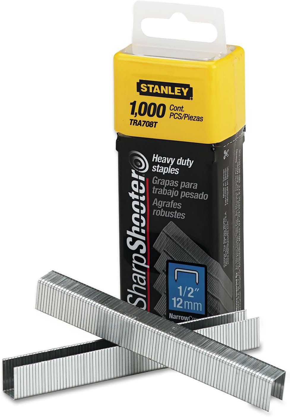 Buy Stanley Tra708t Sharpshooter Heavy-Duty Tacker Staples, 12-Inch Leg ...