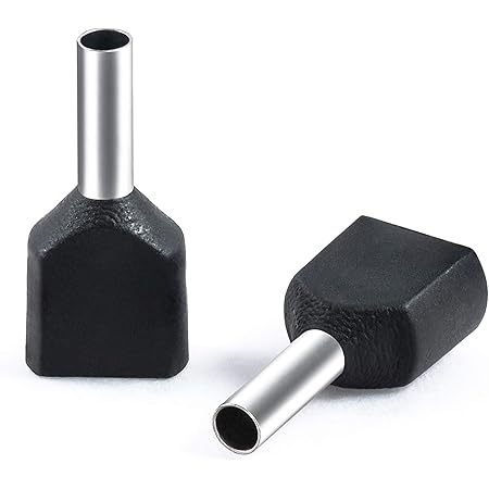 Elmex Insulated Twin End Lug - 1.5 Sq. mm with 8 mm Pin, Pack of 1000 ...