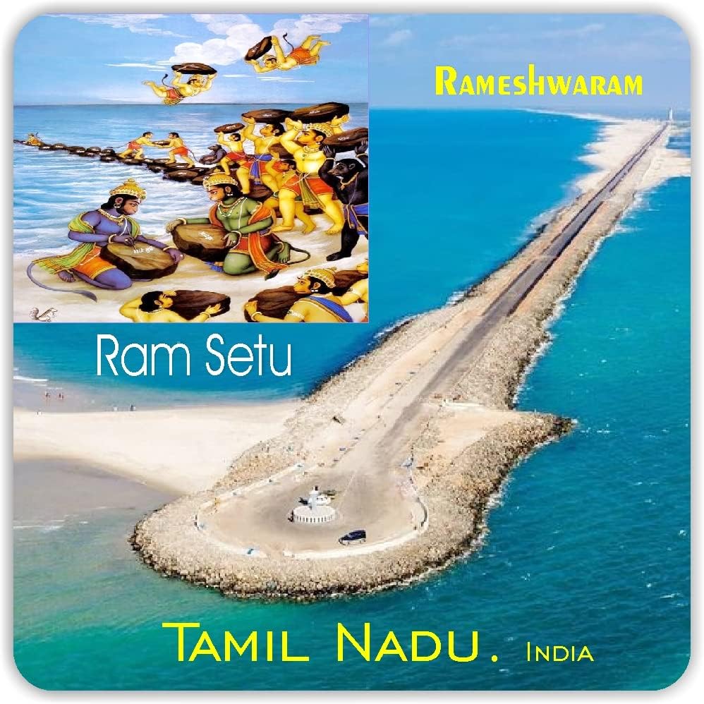 Buy Ram Setu - Rameshwaram, Tamil Nadu Fridge Magnet Online at Low ...