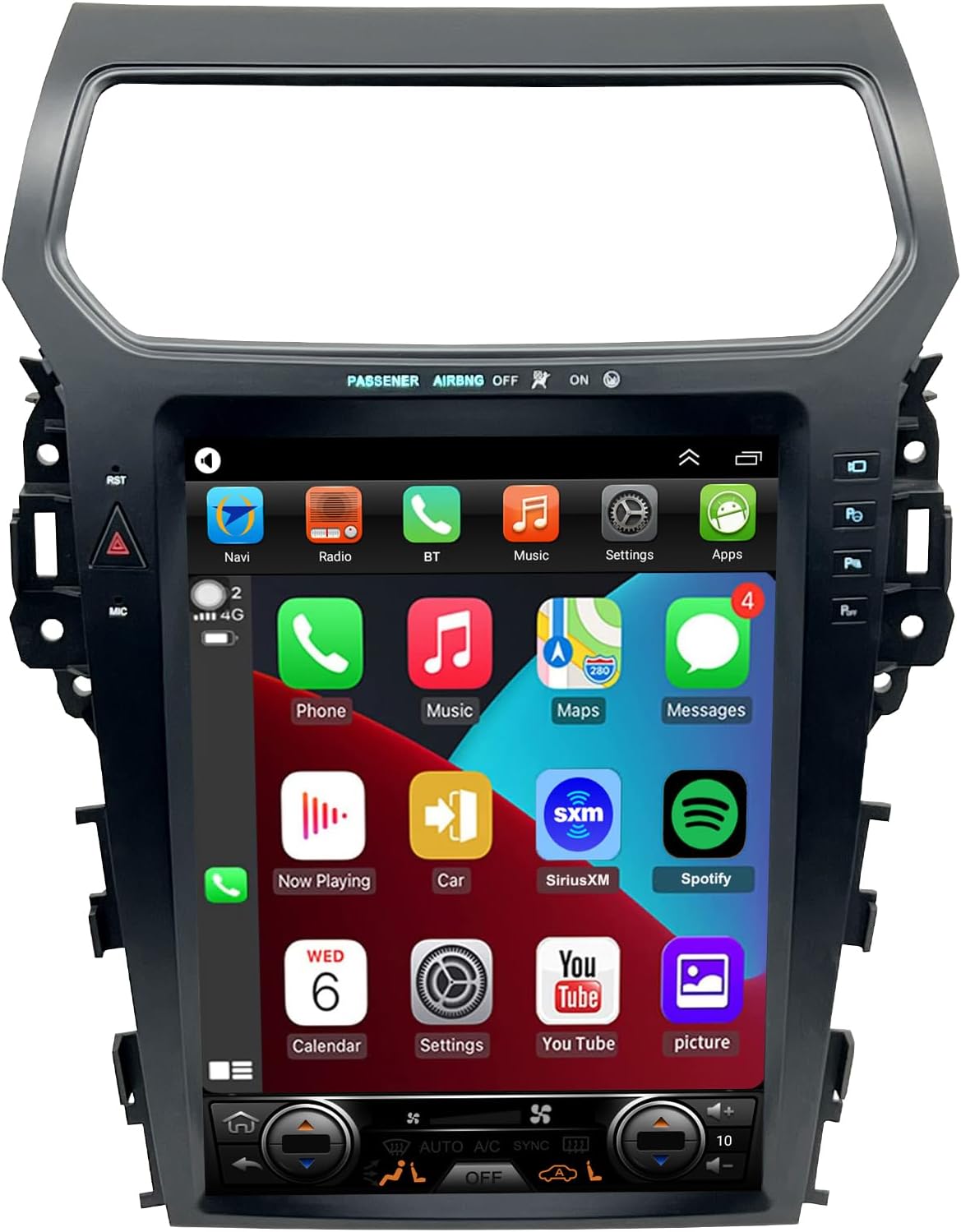 Amazon.com: CZSWCH Android 12 Stereo for Ford Explorer (2011-2019) 12.1 Inch Octa Core 4G+64G ...