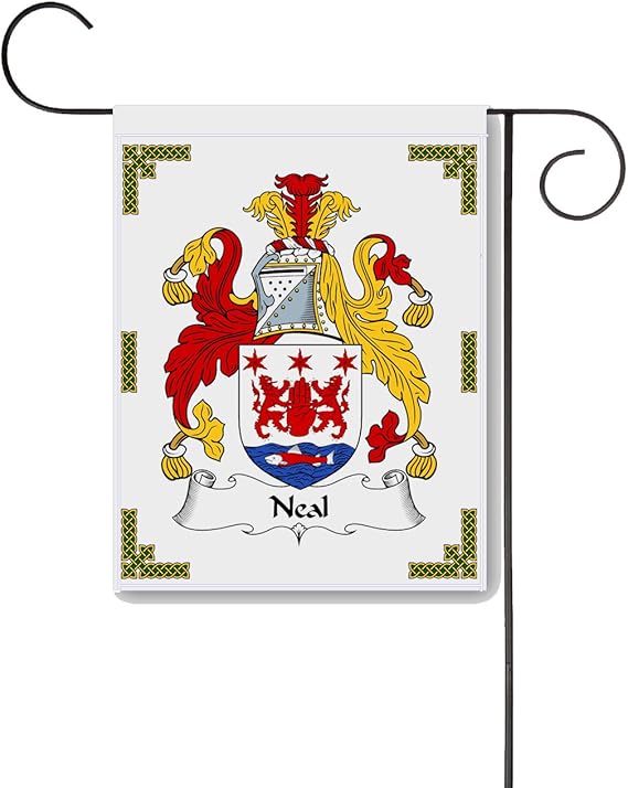 Amazon.com : Neal Coat of Arms/Neal Family Crest 11 X 15 Garden Flag ...