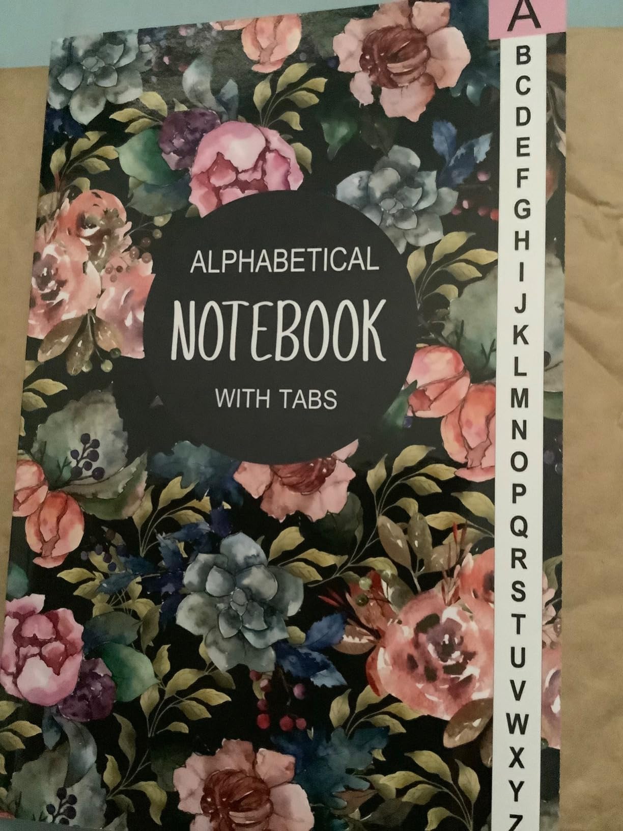 Alphabetical Notebook with Tabs: Lined-Journal Organizer with A-Z Tabs ...