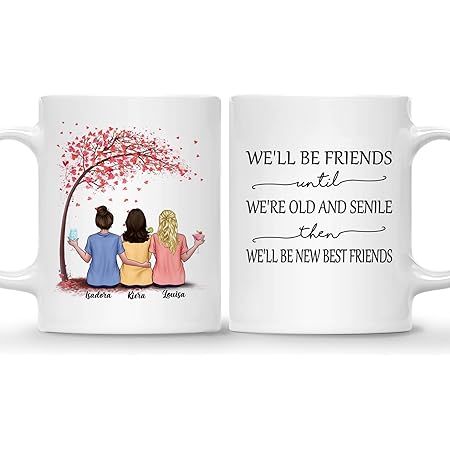 Amazon.com: Gossby Custom Best Friend Mug - Personalized Gift for ...