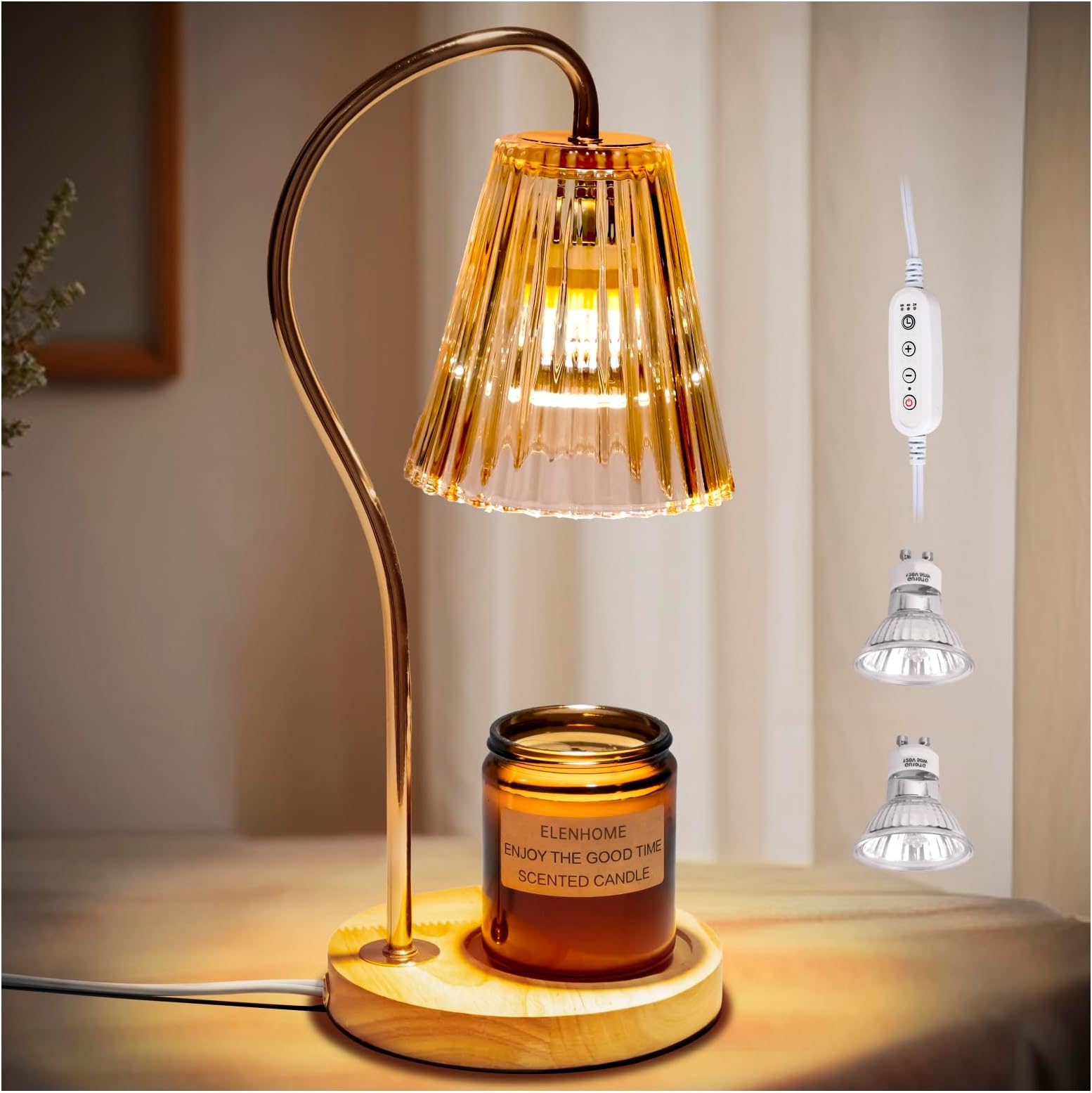 Amazon.com: Forever Home Candle Warmer Lamp with 2 Light Bulbs ...