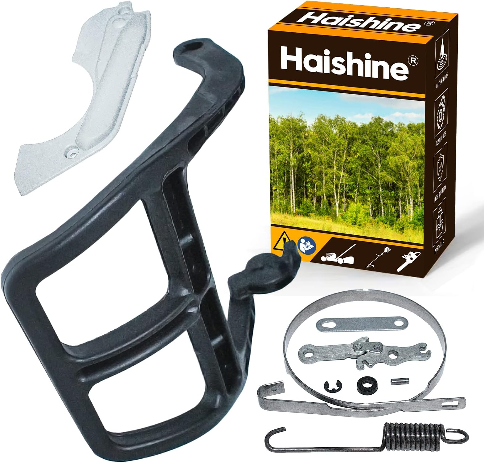 Amazon.com: Chain Brake Handle Lever Hand Guard Cover Band Kit Fit ...