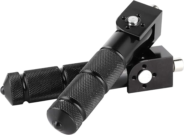 Amazon.com: Camrusic Motorcycle Foot Pegs Foldable, Rear Footpeg M8 ...