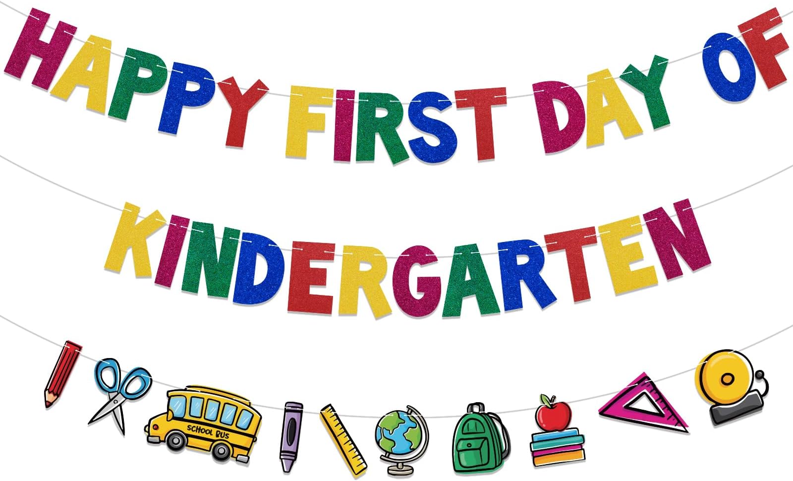 Amazon.com: Bye Bye Preschool Next Stop Kindergarten Banner, Preschool ...