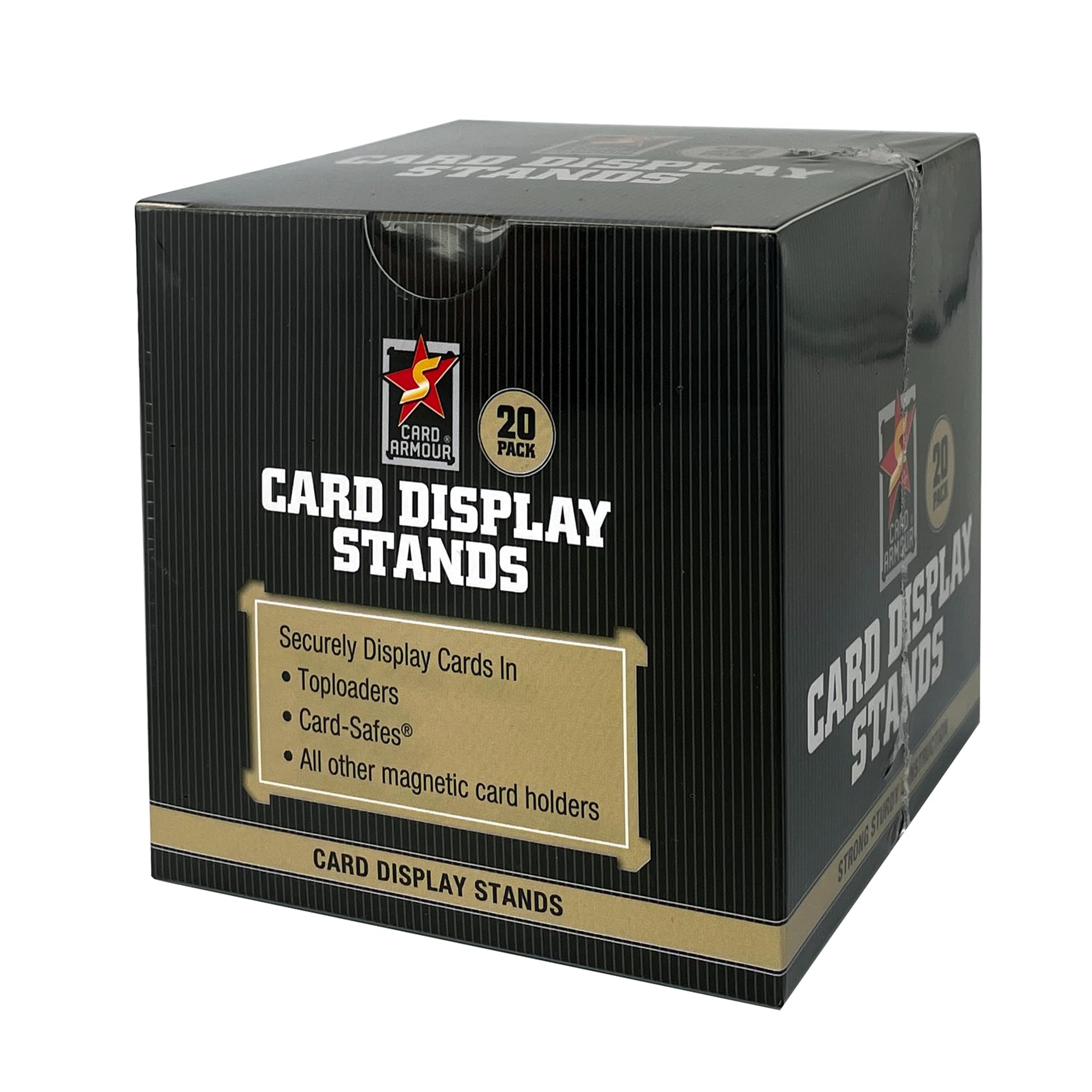 Box of 20 Card Armour Card Display Stands for Top Loaders, Magnetics ...