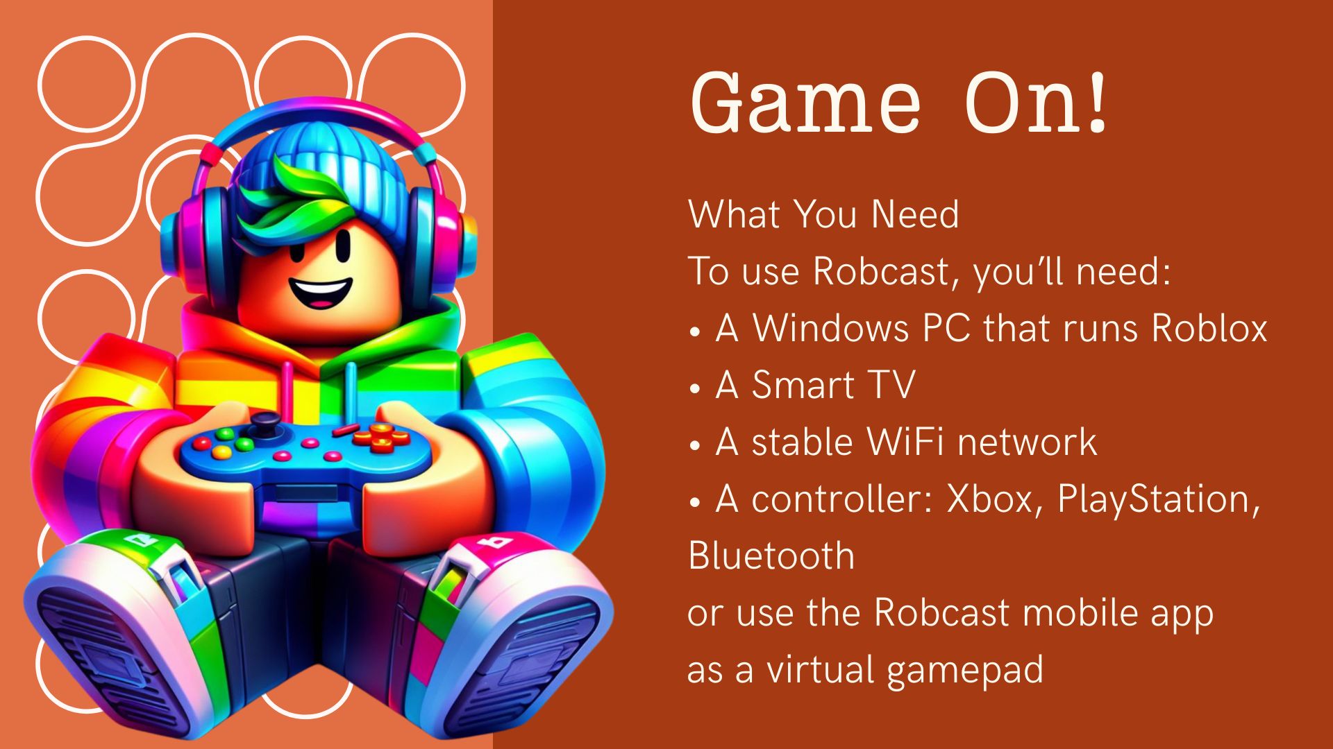 Robcast - Play your PC Roblox games on TV - App on Amazon Appstore