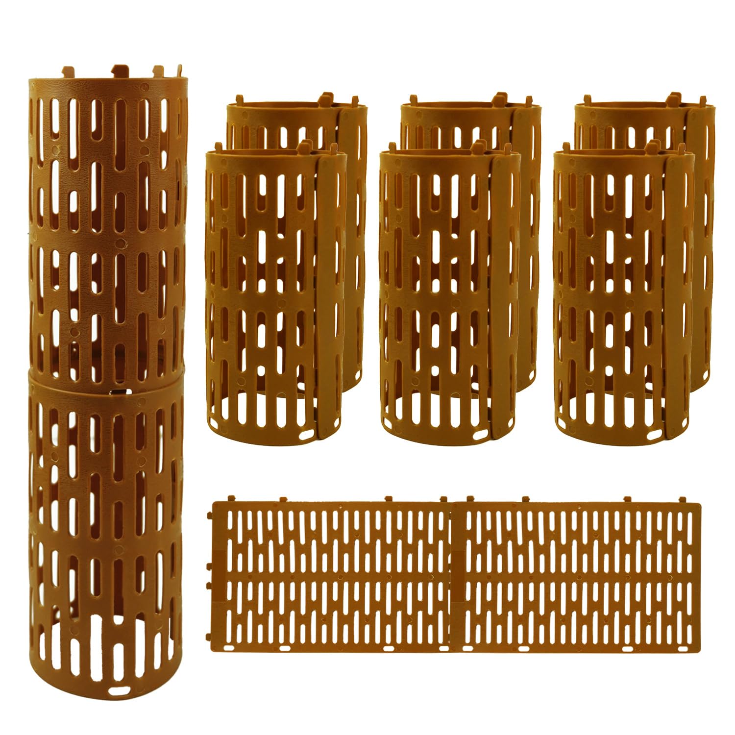 Amazon.com : Hugeleaf 10 Packs Tree Protectors, Flexible Expandable ...