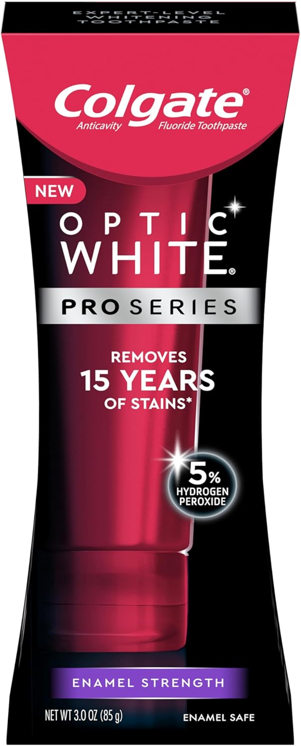 Colgate Optic White Pro Series Whitening Toothpaste with 5% Hydrogen ...