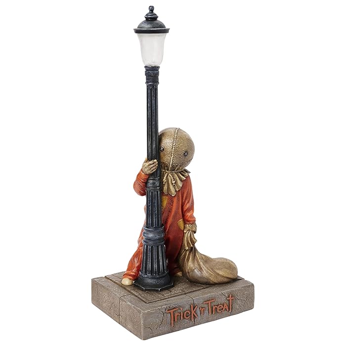 Buy Spirit Halloween Light-Up Lamp Post Trick 'r Treat Sam Statue ...