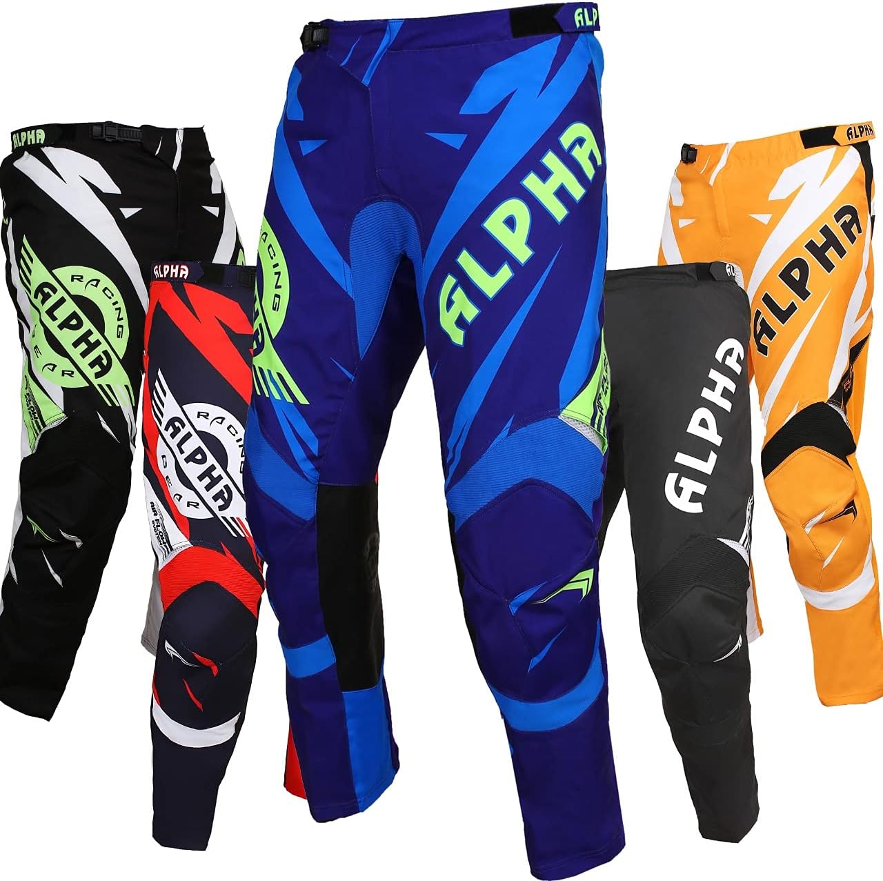 Amazon.com: ALPHA CYCLE GEAR Racing Pants (Blue, Waist 32) : Automotive