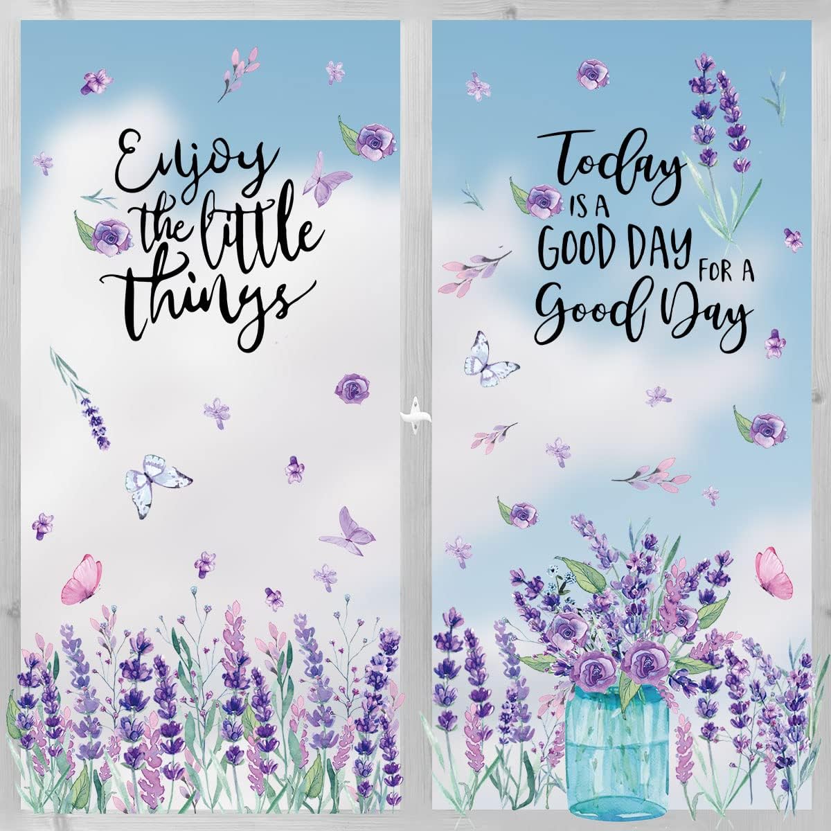 Amazon.com: Horaldaily 50 PCS Spring Summer Window Cling Sticker ...