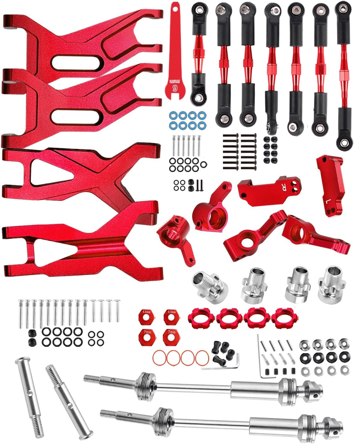 Amazon.com: Rcarmumb RC Upgrades Part for 1/10 Rustler VXL 2wd/Stampede ...