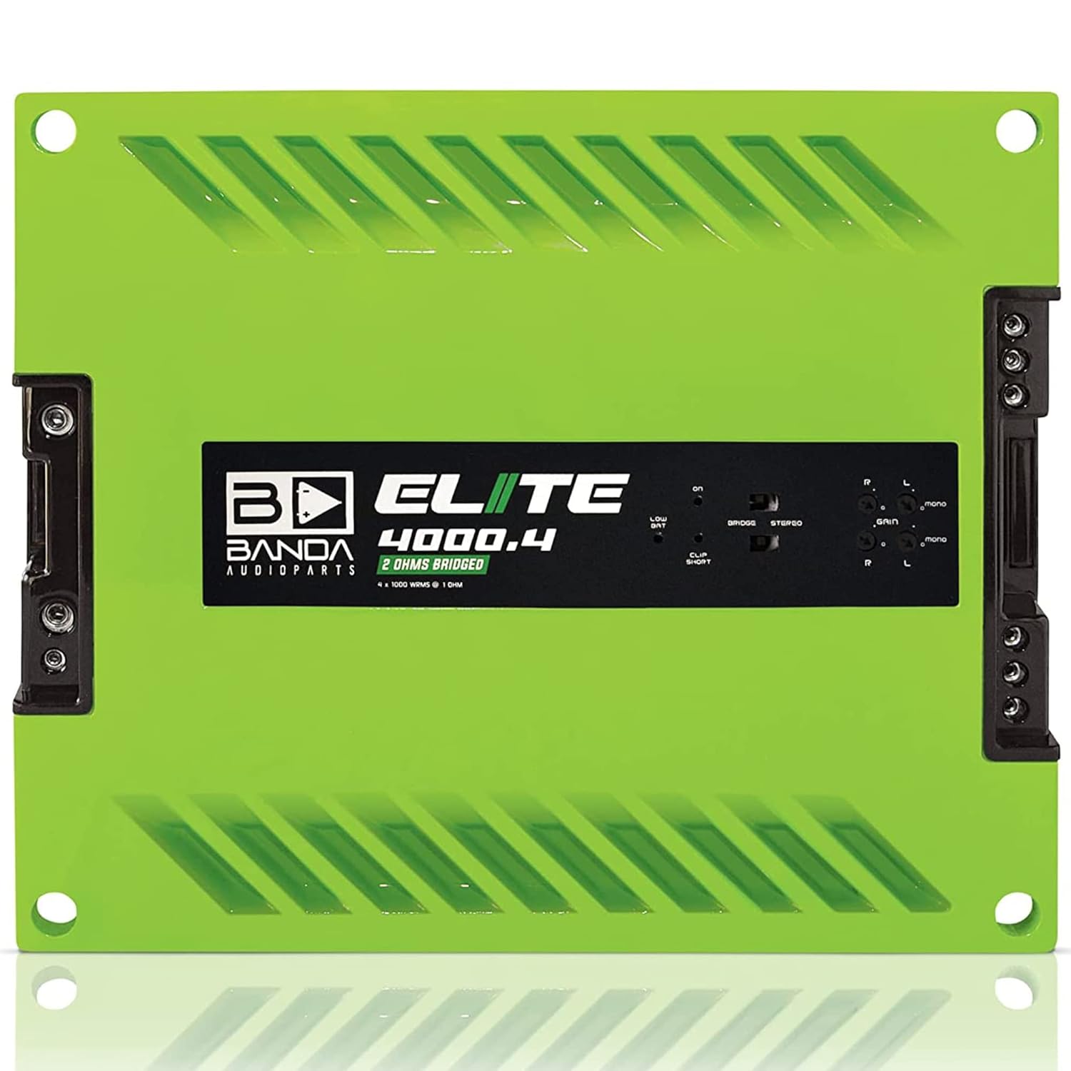 4-Ch. Vehicle Audio Bass Amplifier - 1000W High-Powered Mono Bass ...