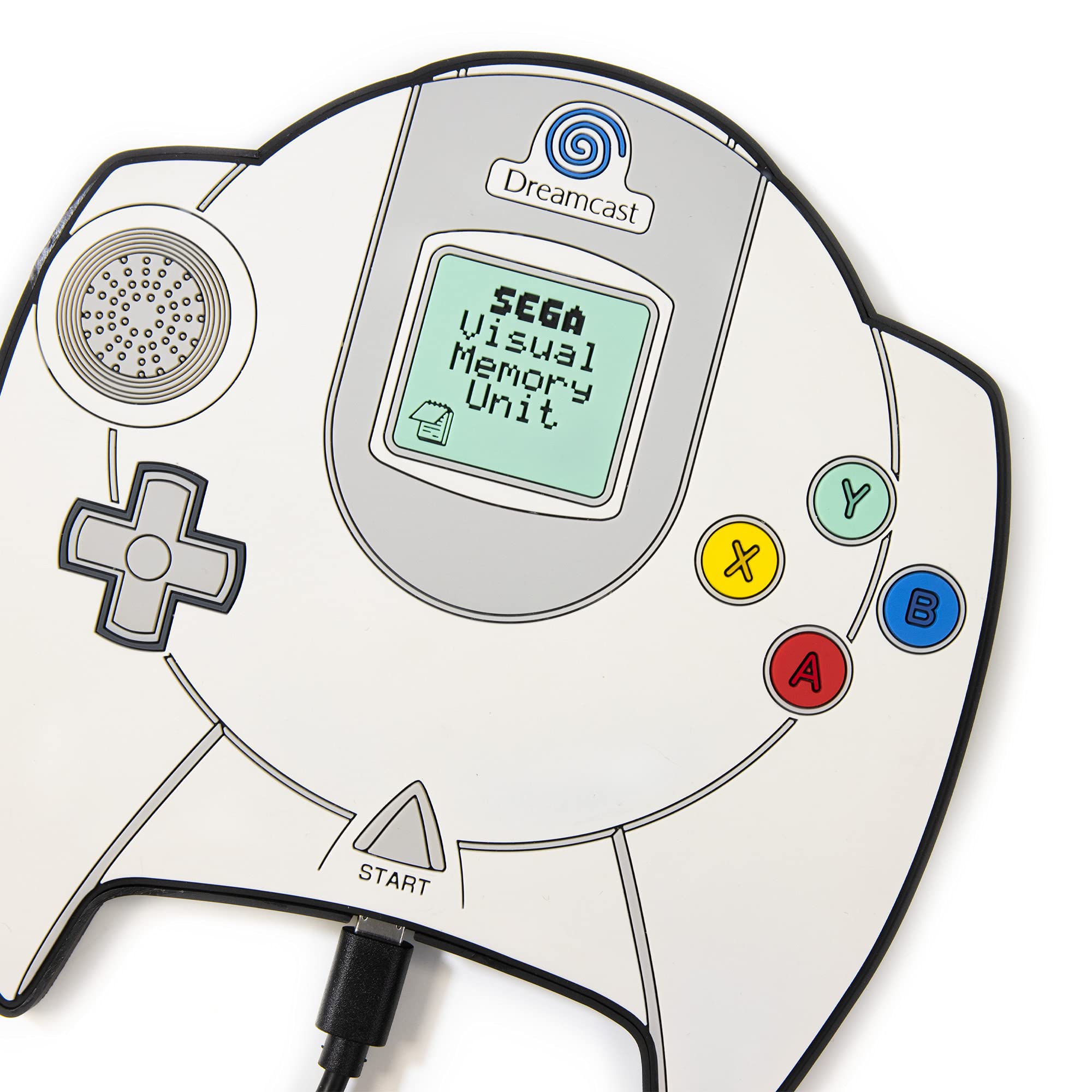 Numskull Official SEGA Dreamcast Controller Wireless Charger Pad – 10W ...