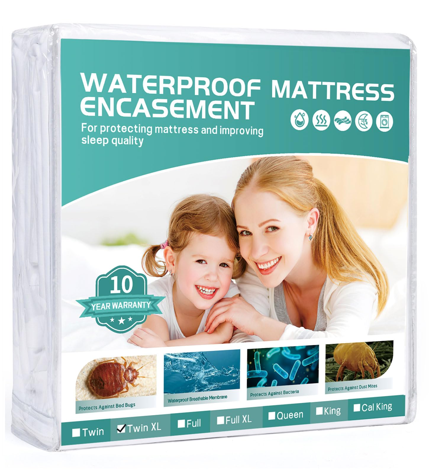 Amazon.com: WINKAURA Twin XL Mattress Protector 9