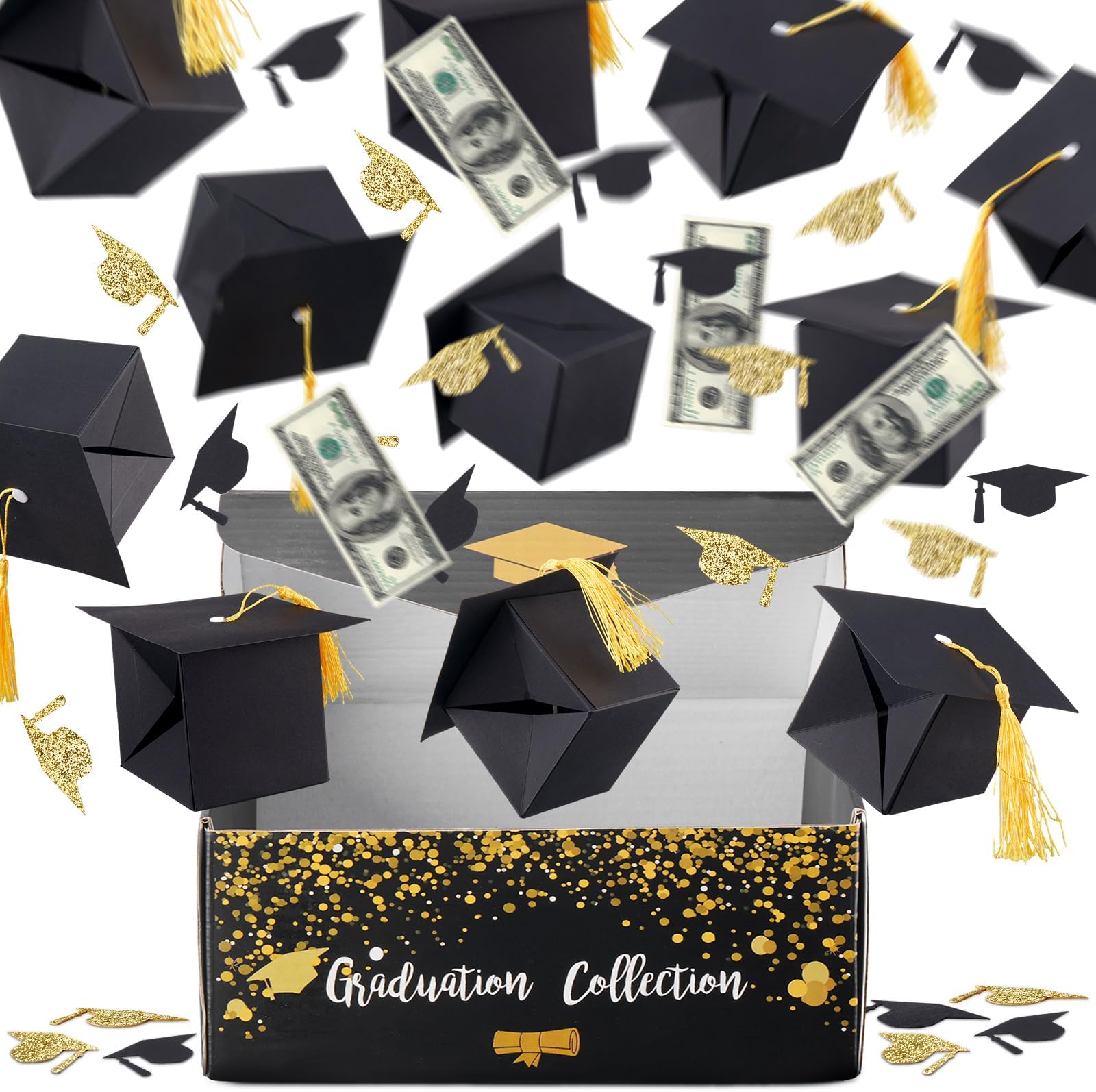 Amazon.com: Trandraft 8 Pcs Graduation Exploding Money Gift Boxes ...
