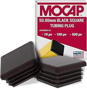 Amazon.com: Plugs for Square Tubes - Square Tubing Plug - for 50mm ...