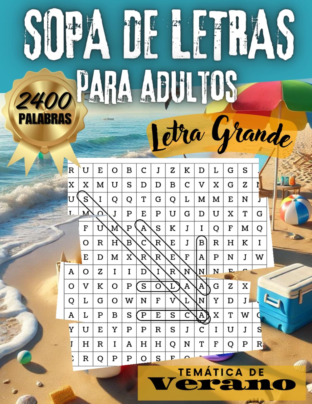 Sopa De Letras Para Adultos Letra Grande 2400 Palabras Tematica ...