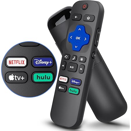 Amazon.com: Replacement for JVC Roku TV Remote Control, Compatible with ...