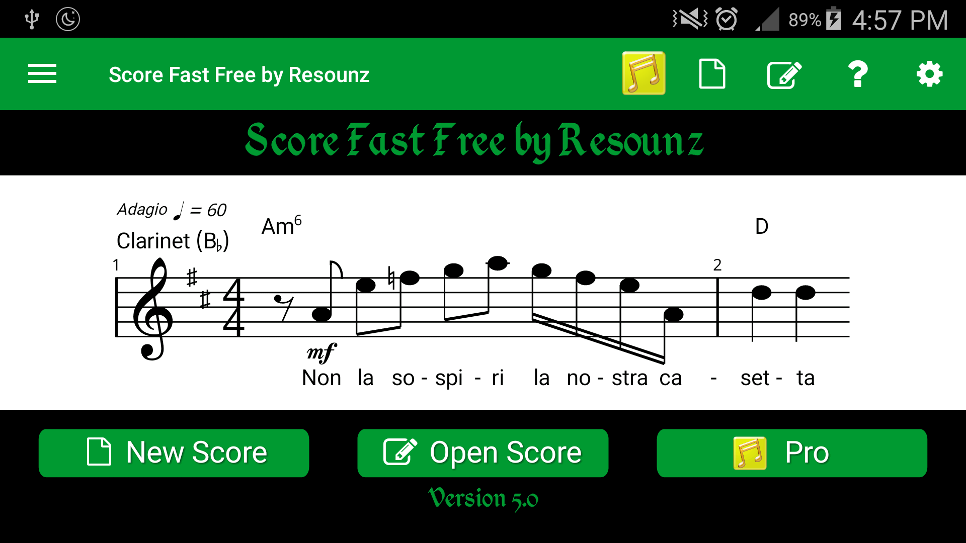 Score Fast Free: compose, notate & play music - App on Amazon Appstore