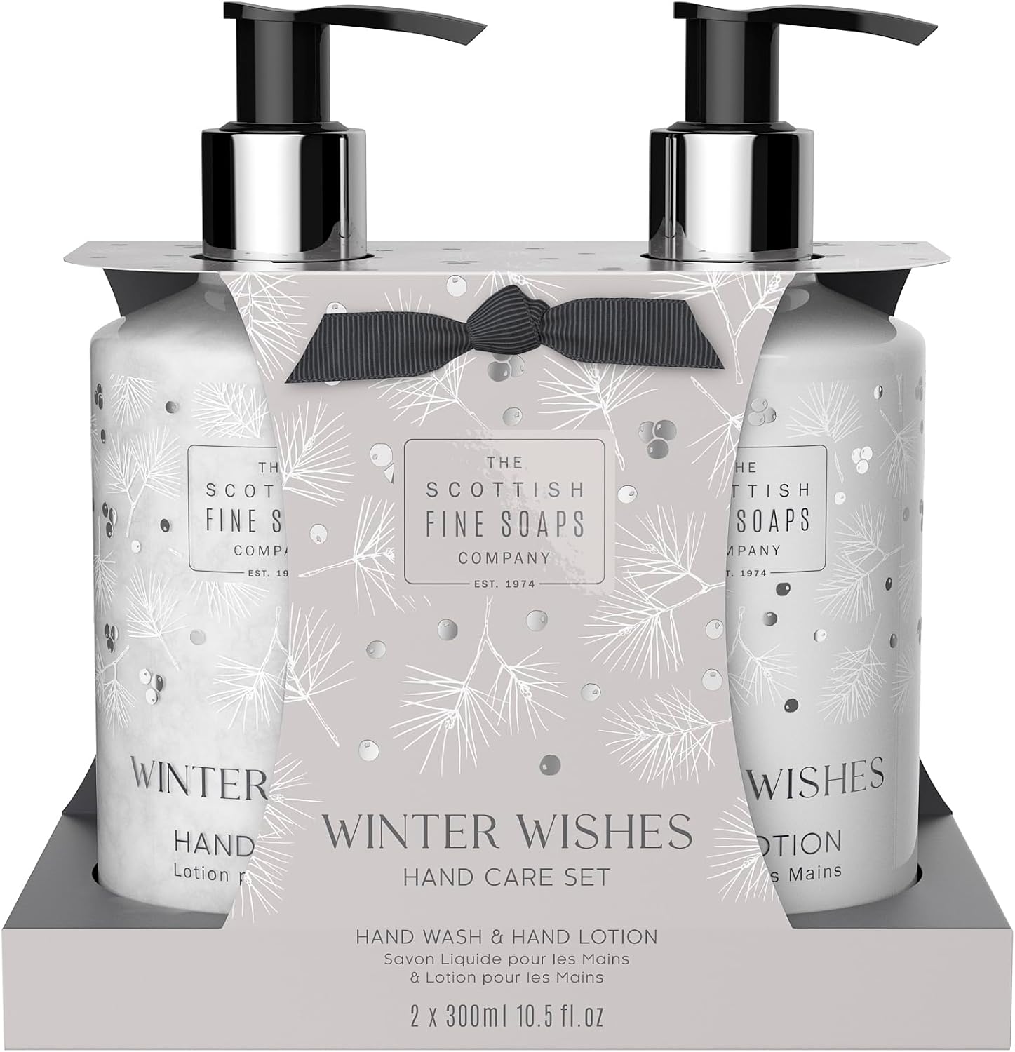 Scottish Fine Soaps Winter Wishes Hand Care Set - 2 x 300ml Hand Wash ...