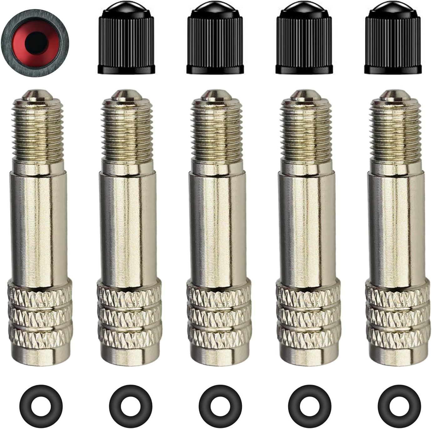 Amazon.com: 39mm Double Seal Valve Stem Caps,Valve Stem Extenders High ...