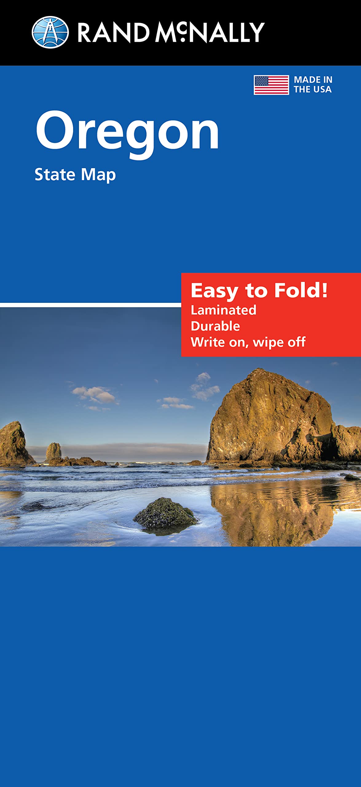 Rand McNally Easy to Fold: Oregon State Laminated Map: Amazon.co.uk ...