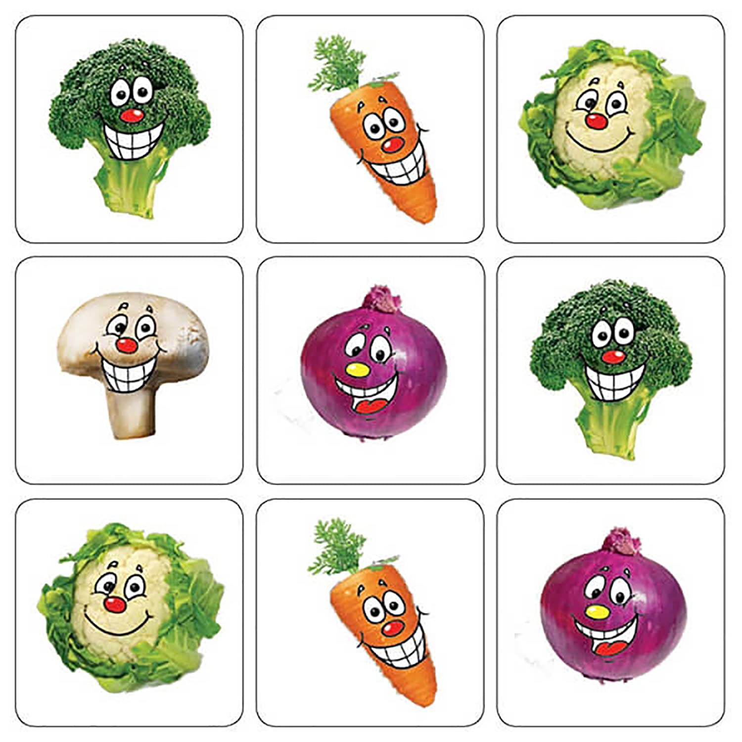 175 Mixed Vegetables Healthy Eating Diet Childrens Pupils Square School ...