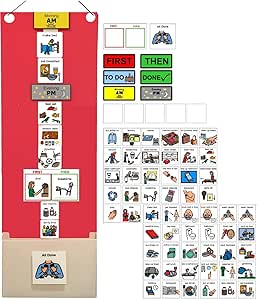 Amazon.com: Visual Schedule & Chore Chart –Daily Responsibility Planner ...