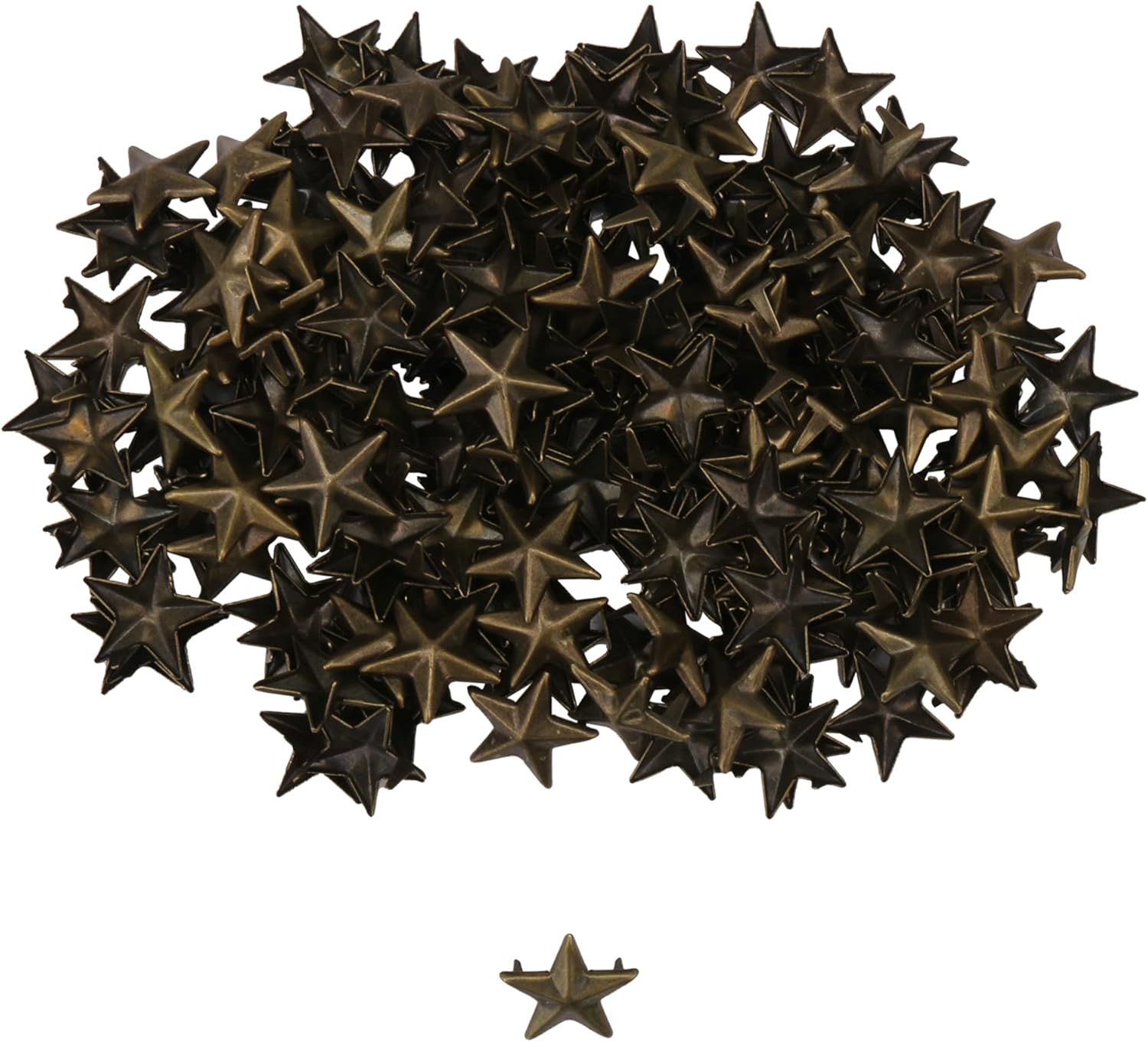Amazon.com: 200 pcs Metal Decorative Rivets Five-Pointed Star Rivet ...