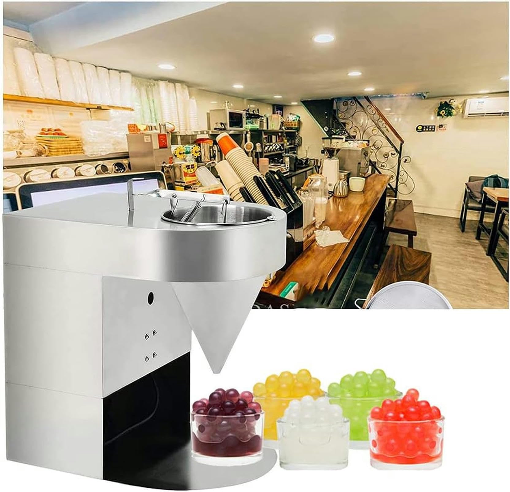 Amazon.com: Popping Boba Pearl Maker 50kg/h Commercial Popping Boba ...