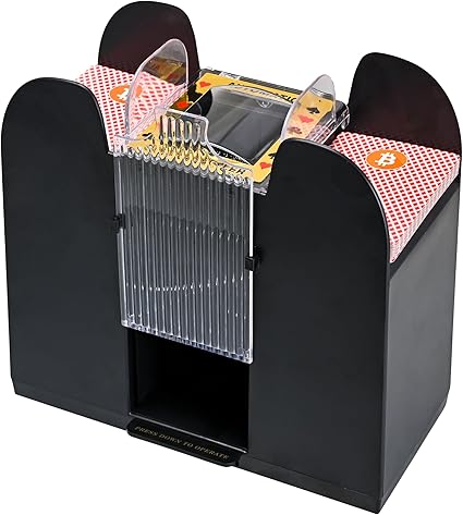6 Deck Automatic Card Shuffler, Electric Casino Shuffling Machine ...
