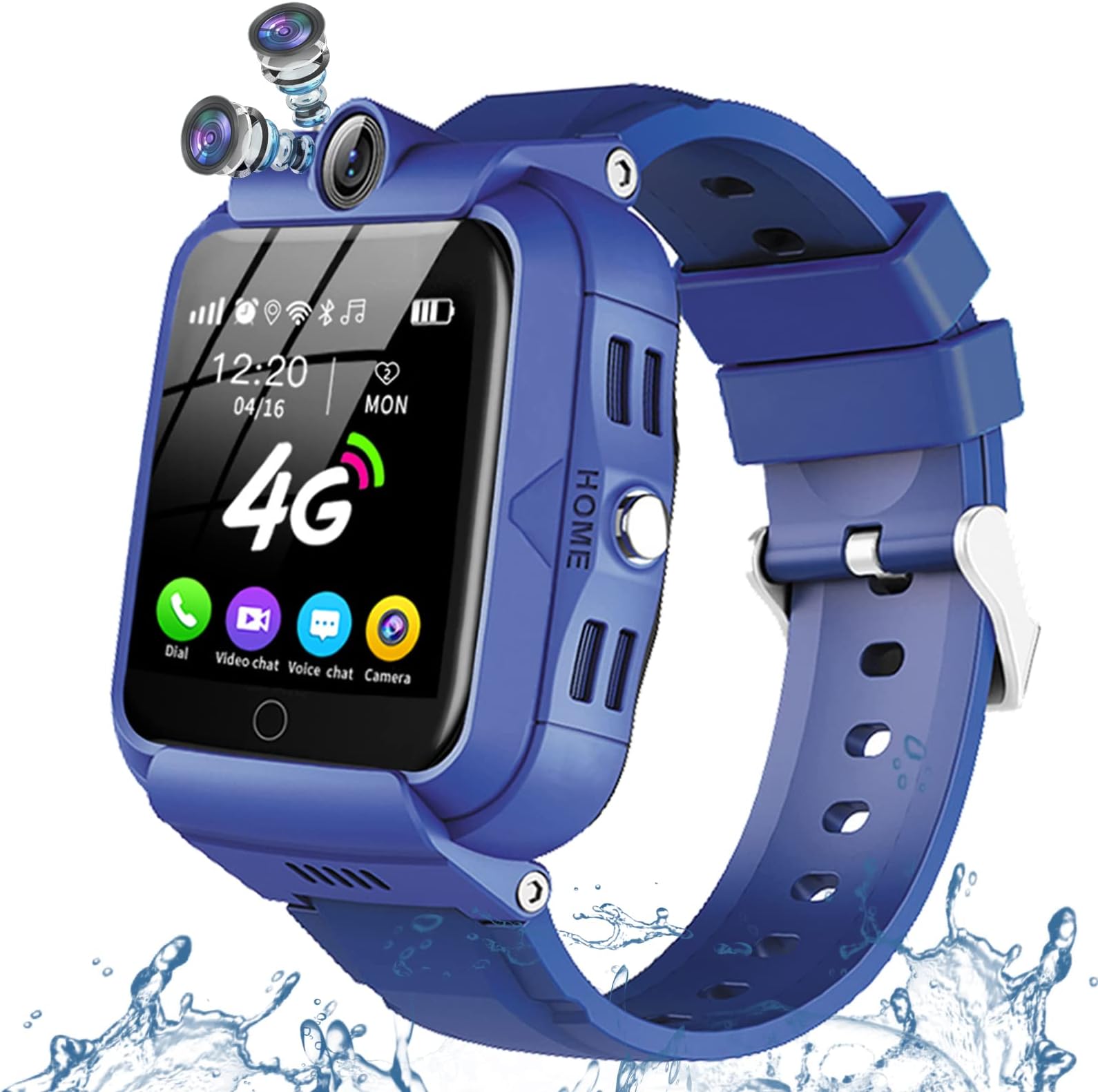 Amazon.com: DDIOYIUR Smart Watch for Kids, 4G Kids Phone Smartwatch ...