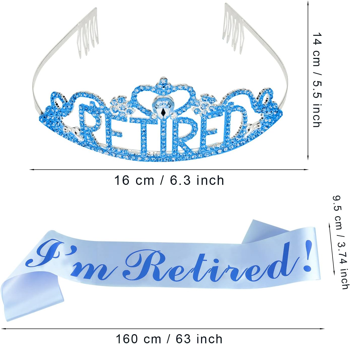 SAVITA Retirement Crown and Sash Set, Officially Retired Crown and Sash ...