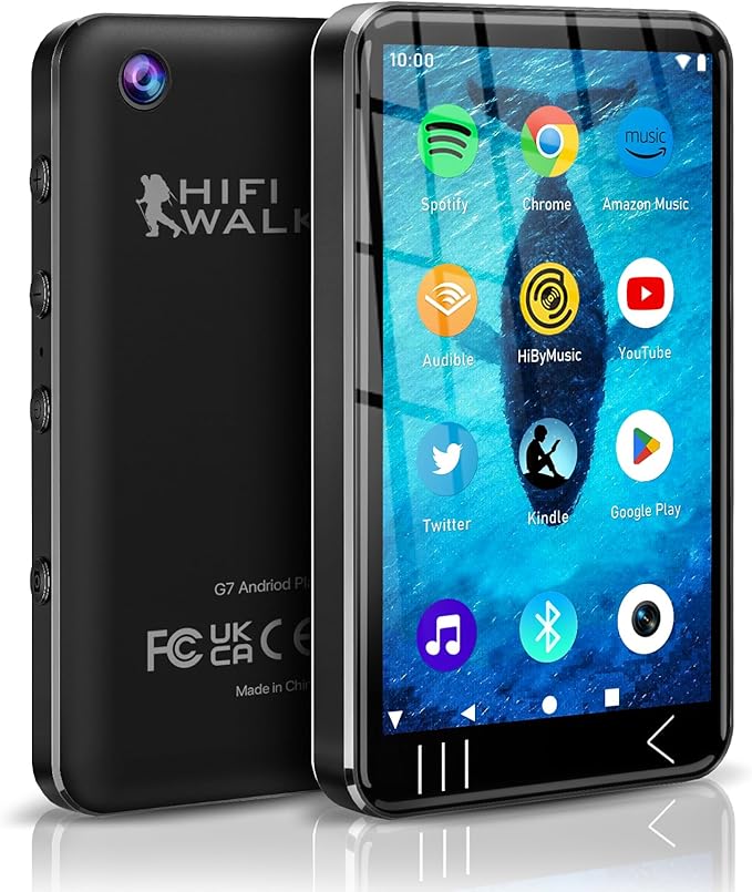 Amazon.com: G7 MP3 Player with Bluetooth and WiFi- MP3 Player with ...