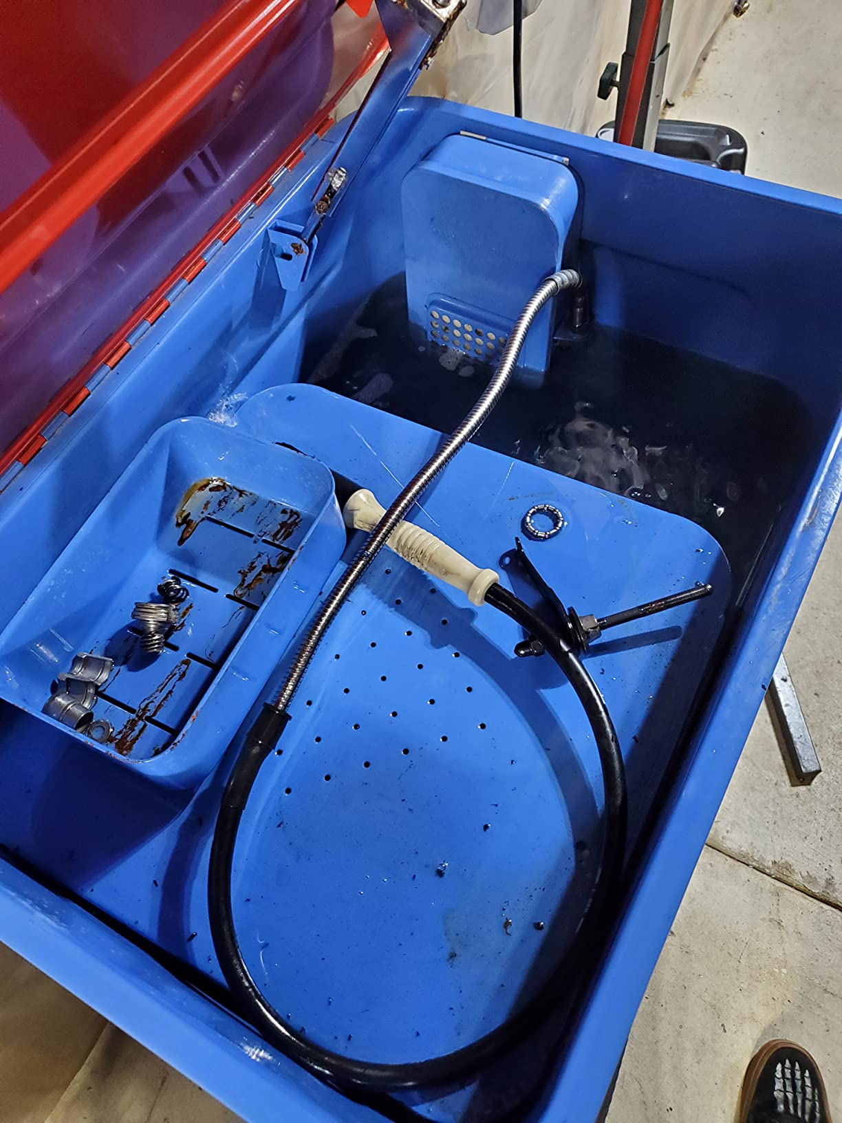 Amazon.com: Oriflo With Hose (OR101H) Flow-Thru Parts Washer Brush (10. ...