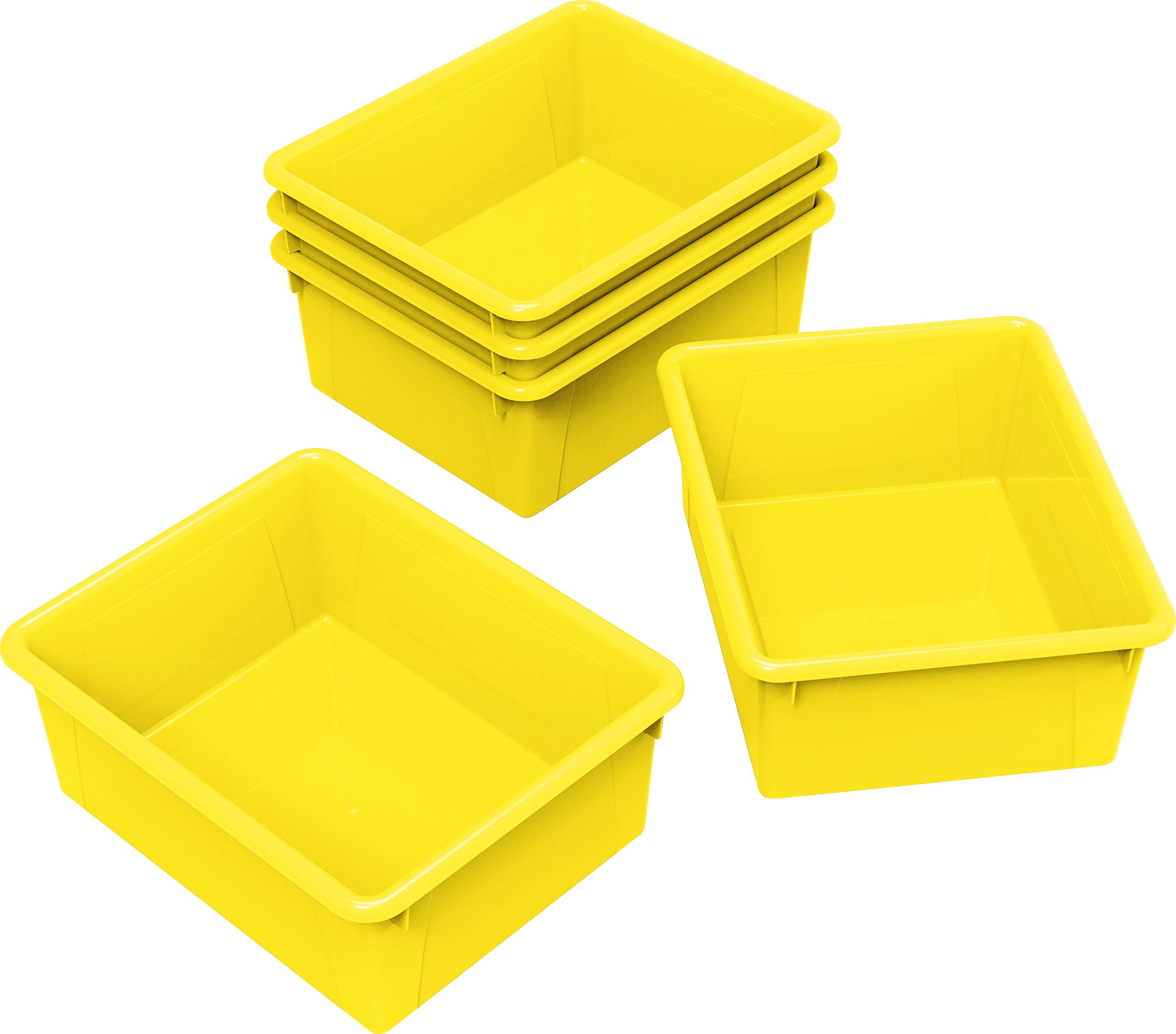 Amazon.com: Storex Letter Size Deep Storage Tray – Organizer Bin for ...