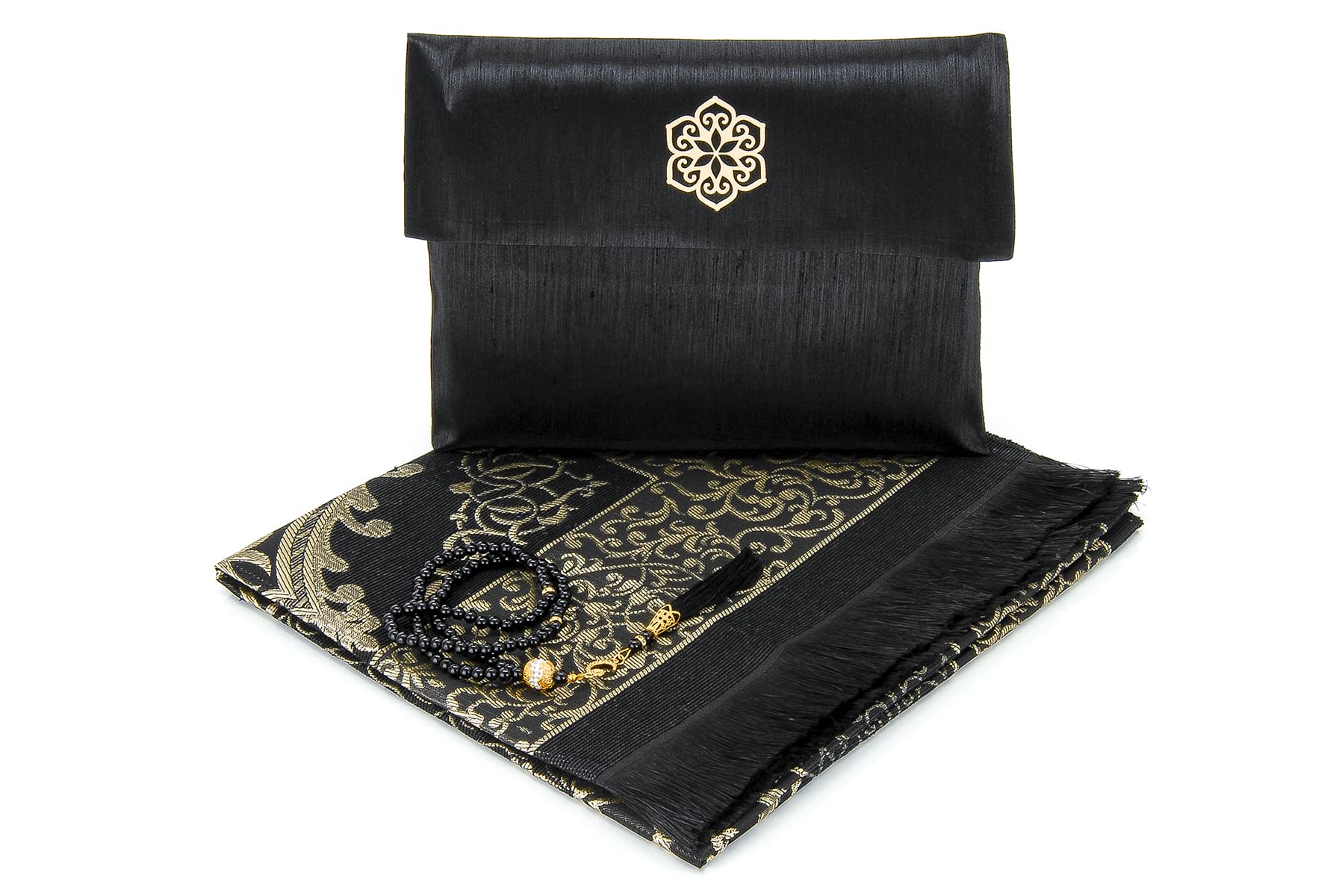 Buy Yase Crafts Muslim Prayer Rug - Elegant Slub Fabric Bag - Taffeta ...