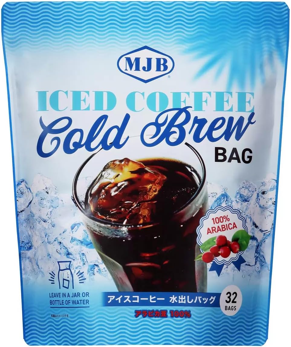 Amazon.co.jp: アイスコーヒー MJB 水出しバッグ コールドブリュー 32バッグ アラビカ豆100% 上質な甘み 穏やかな苦み(コストコ COSTCO) : 食品・飲料・お酒